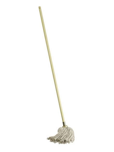 Traditional Metal Socket Mop 10py Cotton Wet Flor Mop Head And Wooden Handle Shaft Mops Wooden