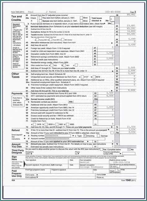 Printable Form 1040ez Printable Forms Free Online