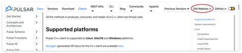 Doc Link To C Client Api Docs Does Not Work · Issue 14339 · Apachepulsar · Github