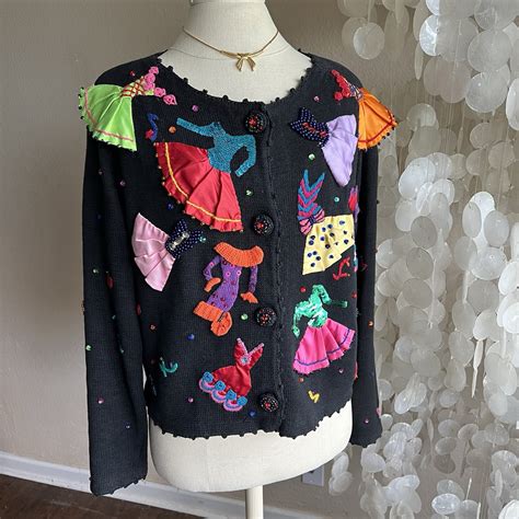 Vtg Michael Simon Ny Ballroom Dancing Embellished Car Gem