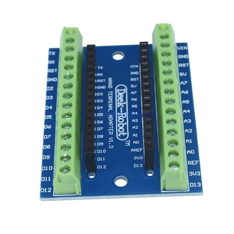 Терминальный адаптер подключения под отвертку Arduino Nano Shield Ардуино проекты купить с