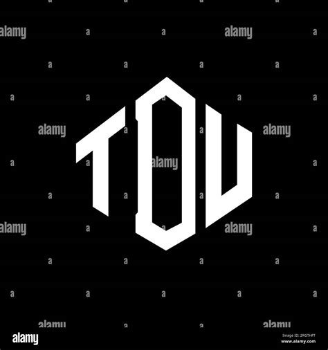 Tdu Letter Logo Design With Polygon Shape Tdu Polygon And Cube Shape Logo Design Tdu Hexagon