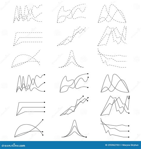 Data Analysis Diagram Diagram Vector Simple Dood Lines Black