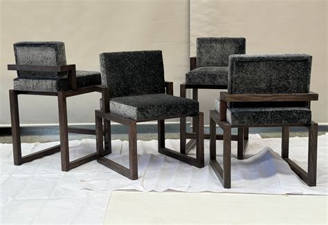 Modern Angular Dining Chair Mark Alexander Design