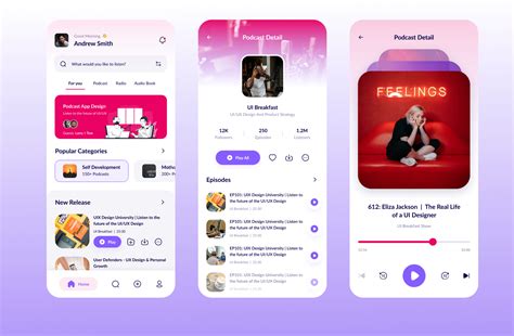 Podcast App Ui Design By Shipra Bodhmage On Dribbble
