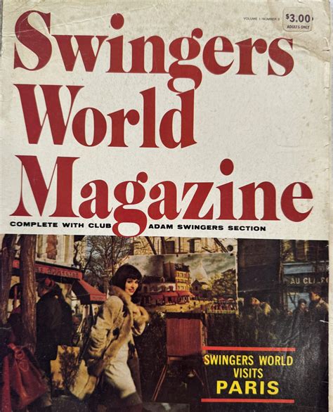 Swingers World Magazine 13 March 1973 Adult Swingers Personals