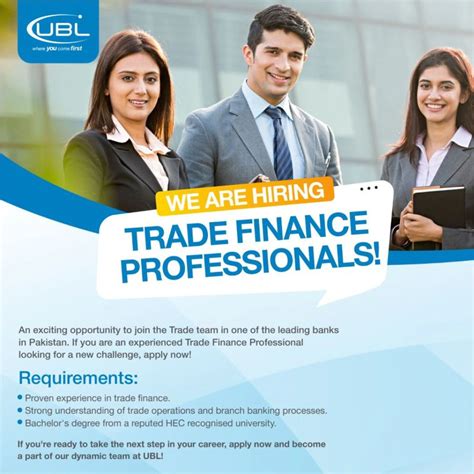 Hr Labz On Linkedin Hiring Ubl Careeropportunity Careergrowth Tradefinance