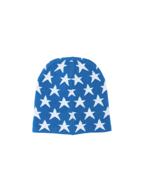 Erl Star Cap Blue Women Erl07k0561 Shop Online At Thebs