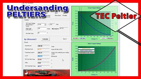 🎓 Understanding Peltiers Tec Calculator Episode5 Youtube