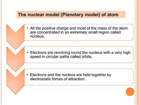 Structure Of Atom Plus One Focus Area Notes Pdf Chemistry Science