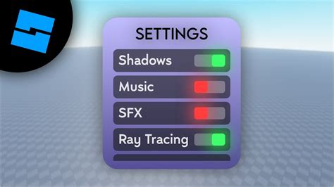 How To Make A Settings Gui Advanced Roblox Studio 2024 Youtube