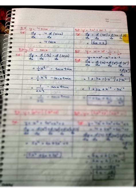SOLUTION Differentiation Solved Examples Studypool