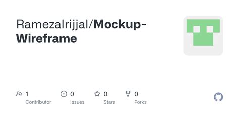 Github Ramezalrijjalmockup Wireframe