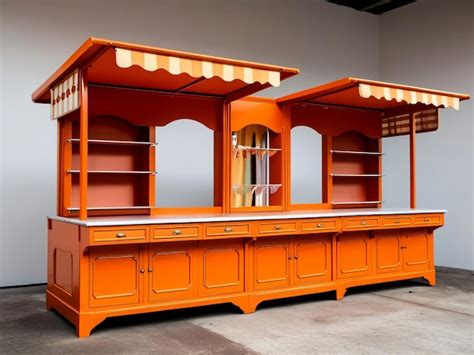 Vintage Style Stall Model Premium Ai Generated Image