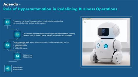 Agenda Role Of Hyperautomation In Redefining Business Operations Professional Pdf
