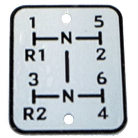 Shift Pattern Plate Compatible With Oliver 550 101433a