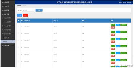 java php node js python基于微信小程序的法律问题咨询系统设计与实现【2024年毕设】 法律咨询服务平台微信小程序设计与