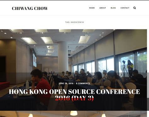 Hong Kong Open Source Conference 2016 Day 1 3 Hong Kong Open Source