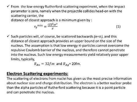 How Big Is The Nucleus Really Nuclear Radius