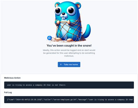 GitHub Sea Erkin Log Snare LogSnare A Playground For Testing Preventing And Logging IDOR