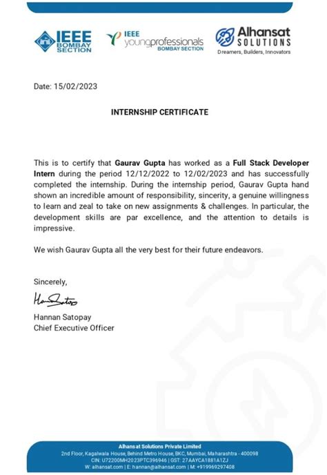 Gaurav Gupta On Linkedin Internships Development Opportunities