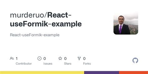 github murderuo react useformik example react useformik example