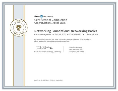 abbas bazmi on linkedin certificate of completion