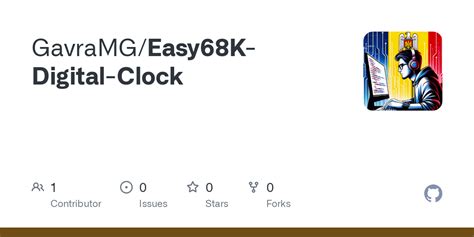github gavramg easy68k digital clock