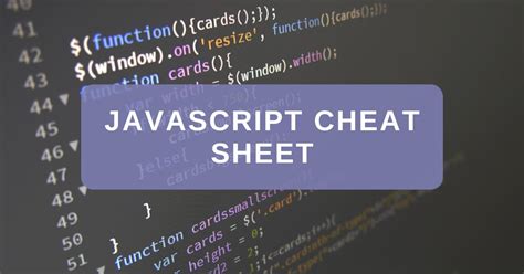 Javascript Dom Manipulation Cheat Sheet