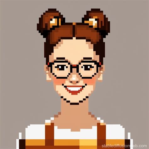 Curvy Woman With Square Head And Glasses Stable Diffusion Online