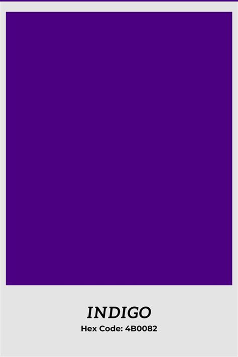 indigo color coding hex colors color