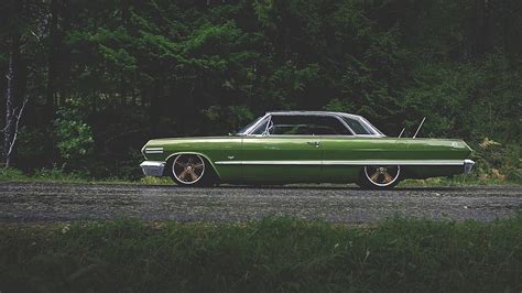 Fondos De Pantalla Impala 1963 Download Classic Car Lowrider Chevrolet