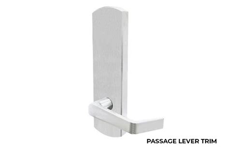 Cal Royal Exit Device Rigid Commercial Lever Escutcheon Trim — Lux Door Hardware