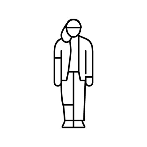 Gender Neutral Person Line Icon Constituent 69387895 Vector Art At Vecteezy