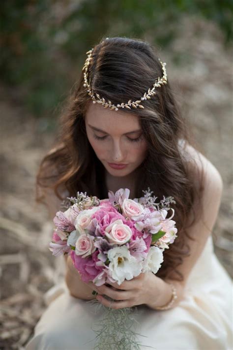 Bridal Hair Accessories Brides Headpieces Gentle Gold Leafs Hair
