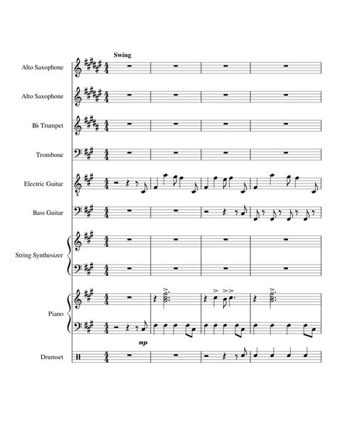 Happy Together The Turtles Sheet Music For Piano Trombone Saxophone
