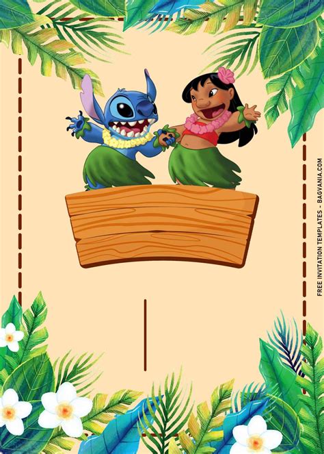 Free Lilo And Stitch Invitation Template Of Lilo And