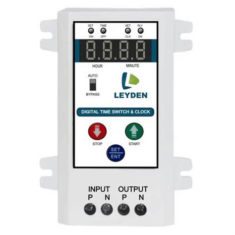 Leyden Tm Clk 15a 230 Vac Digital Timer Switch 50 Onoff Programs And Cyclic Function To 9999