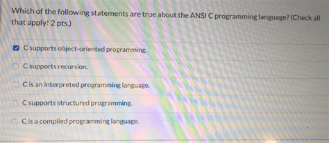 solved which of the following statements are true about the