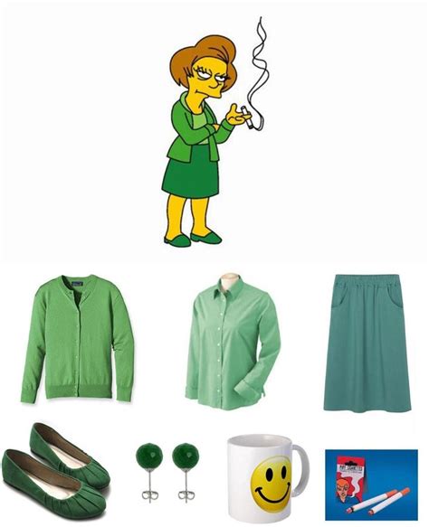 Make Your Own Edna Krabappel Costume Edna Krabappel