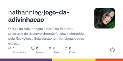 GitHub nathannieg jogo da adivinhacao O Jogo da Adivinhação é parte do Explorer programa de