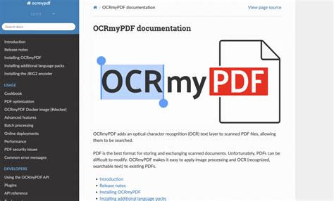 Ocrmypdf：为扫描版pdf中的图像转换为文本层使其可以搜索