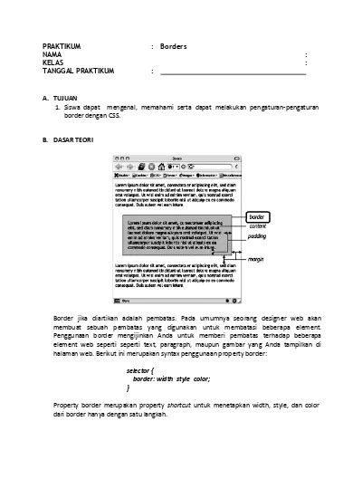 Modul Praktikum Css Cara Cerdas Belajar Css