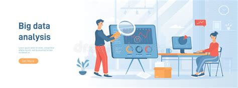 Big Data Analysis Business Statistics Research Analysts Analyze Charts Graphs Database Stock