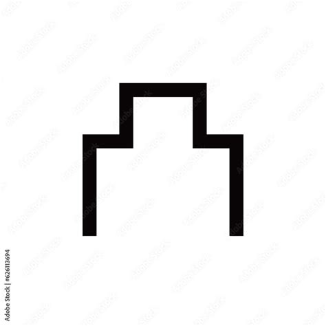 地図記号、城跡 Stock Vector Adobe Stock