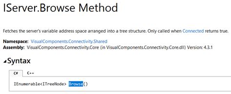 opc ua get variables efficient add on programming visual