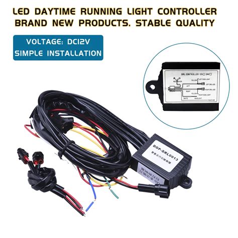 중국 최고의 12v 자동차 Drl 릴레이 Led 주간 주행 등 릴레이 자동 자동차 컨트롤러 켜기 끄기 스위치 제조업체 공급