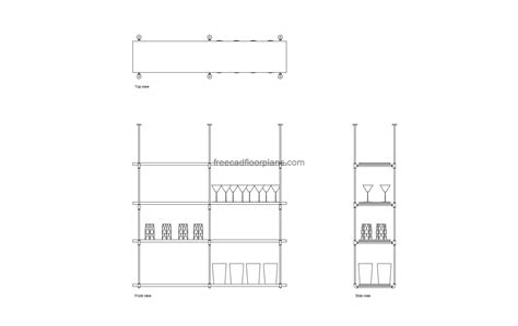 Pool Bar Free Cad Drawings