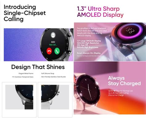 Dizo Watch R Talk With 13″ Amoled Display And Dizo Watch D Talk With