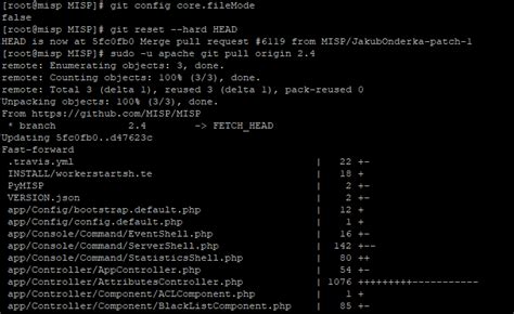 Problem With MISP Update Issue 6215 MISP MISP GitHub